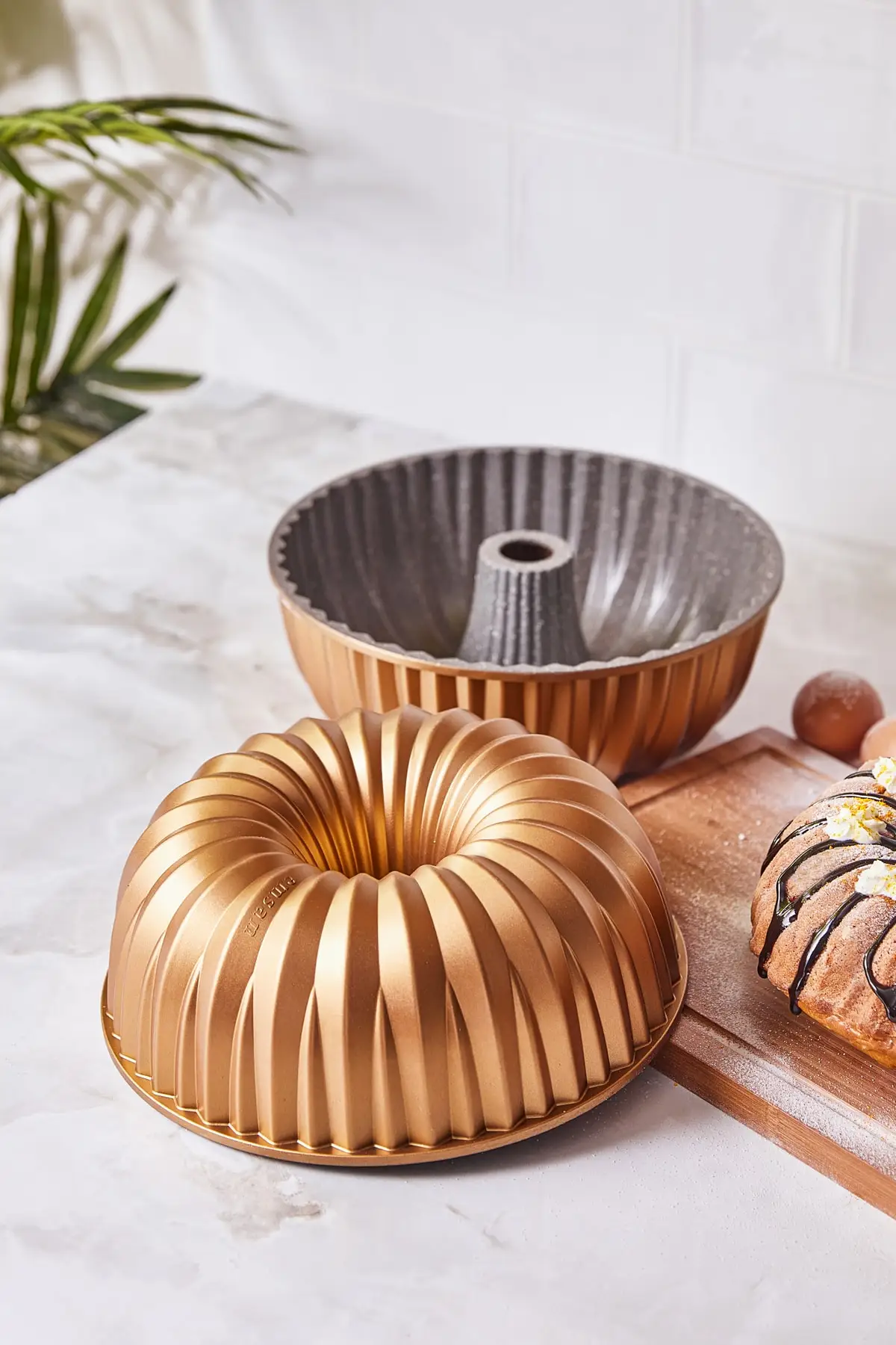 Nonstick Cake Mold Baking Round Dish Kitchen Accessories 24cm Bakeware ...