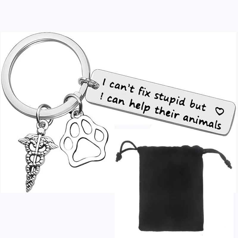 Veterinarian Keychain Appreciation Gift for Medical Veterinary ...