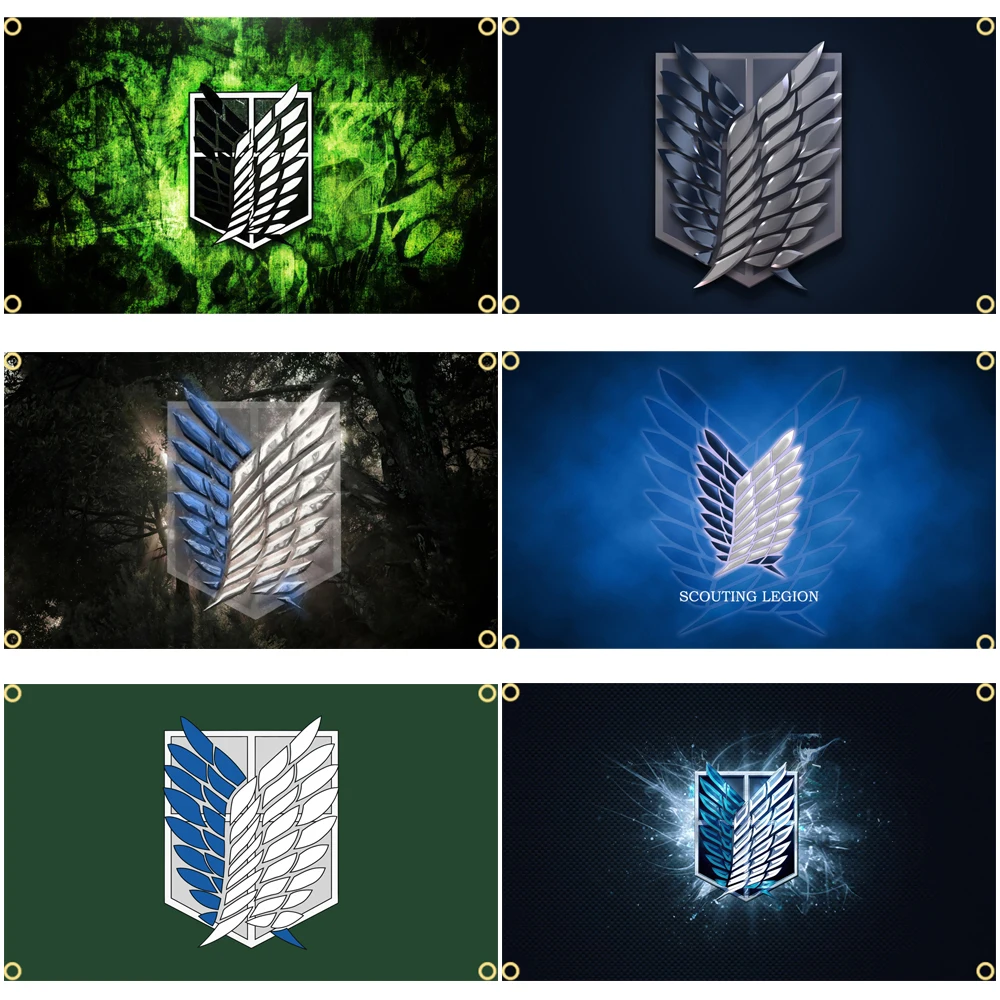 3x5-Ft-Attack-on-titan-Flag-Polyester-Digital-Printed-Banner-For ...