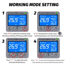 Smart Temperature Controller Constant Thermostat Control Timing Control ...
