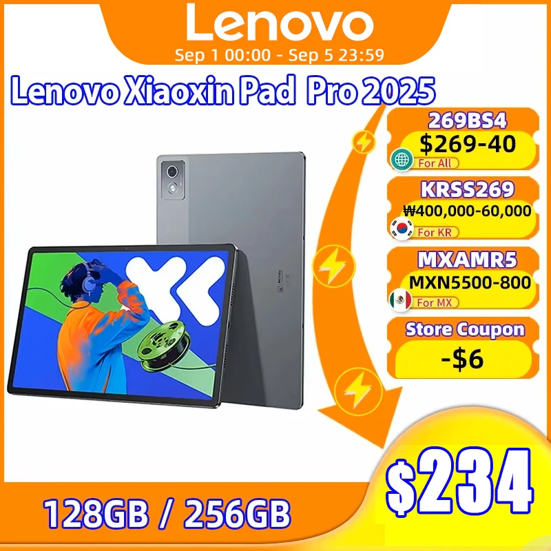Original-Lenovo-Xiaoxin-Pad-Pro-12-7-2025-MTK-Dimensity-8300-LPDDR5x ...