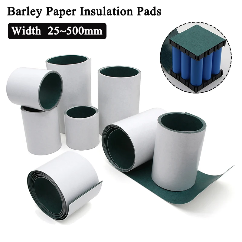 1-3-5M-18650-Li-ion-Battery-Insulation-Gasket-Barley-Paper-Green-Pack ...