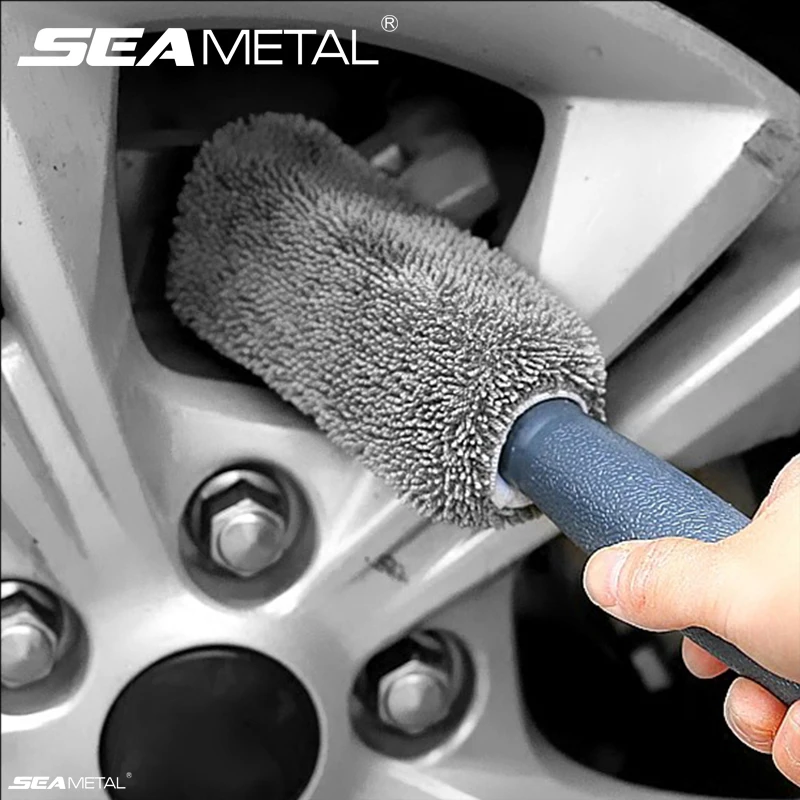 SEAMETAL-Microfiber-Car-Wheel-Tire-Rim-Brush-Auto-Wheel-Cleaning-Tool ...