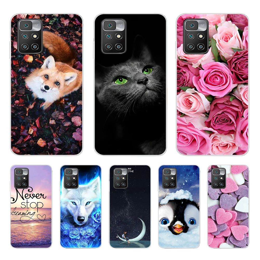 For Redmi 10 Case Silicon Back Cover Phone Case For Xiaomi Redmi 10 ...