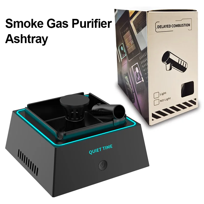 New-Smoke-Gas-Filter-Ashtray-Air-Purifier-Ashtray-Ashes-Collector-with ...