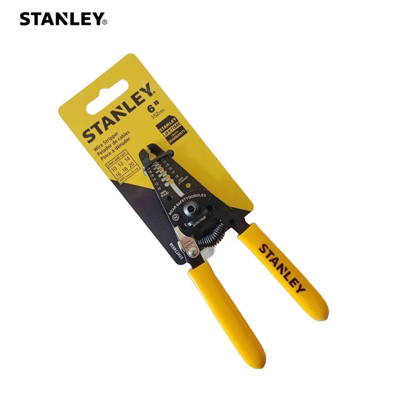Stanley Multipurpose Electrician Wire Stripper Pliers, Wire Cutter 0.81 ...