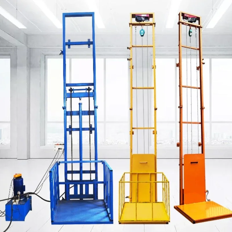 Electric-Cargo-Lift-Hydraulic-Elevator-Lift-Tables-for-Warehouse-Safe ...