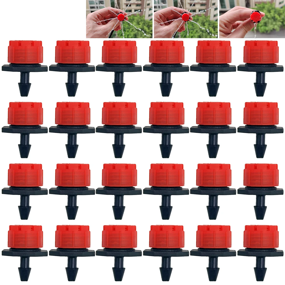 30-500PCS-Adjustable-1-4-Irrigation-Misting-Dripper-Sprinkler-Head ...