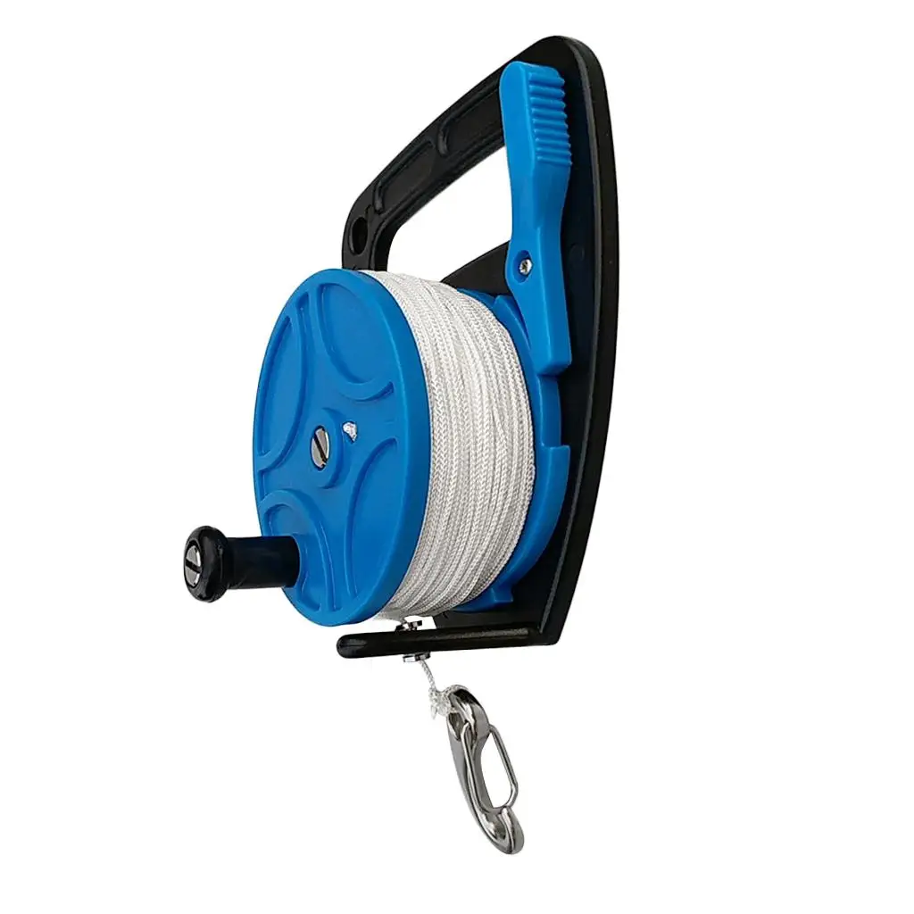Scuba-Diving-Wreck-Cave-Dive-Reel-Kayak-Anchor-Handle-83m-Line-Steel ...