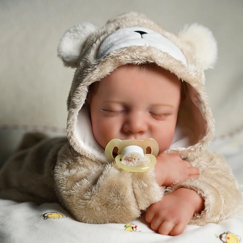 18-inch Rebirth Baby Doll 46cm Vinyl Realistic Sleep Newborn Dolls ...