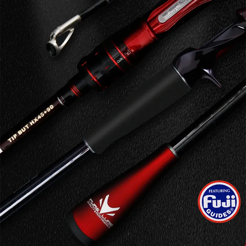 Fuji L/ML/M/MH casting lure rod 1.98m2.1m2.4m carbon ultralight ...