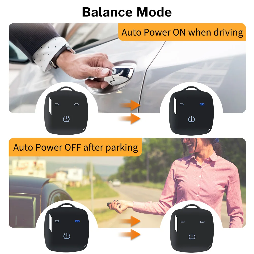 Car TPMS Android iOS Tire Pressure Monitoring System | EttaGadgets