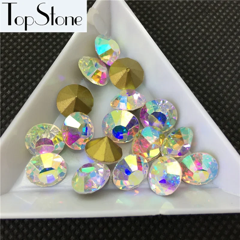 Wholesale-All-Sizes-Crystal-Clear-AB-Color-Point-back-Rhinestones-Glass ...