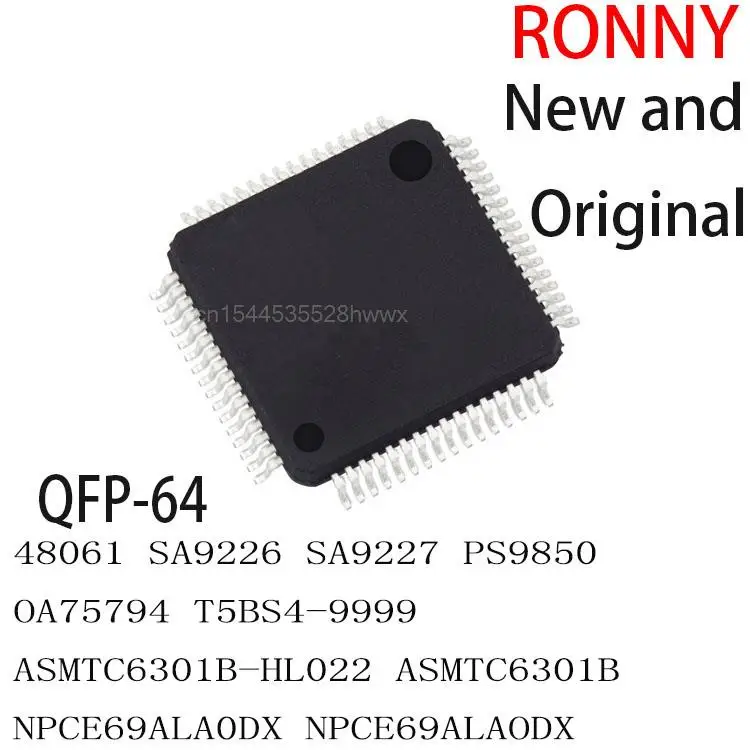 QFP 64 nuevo y Original de 2 piezas, 48061, SA9226, SA9227, PS9850, OA75794, T5BS4 9999 ...