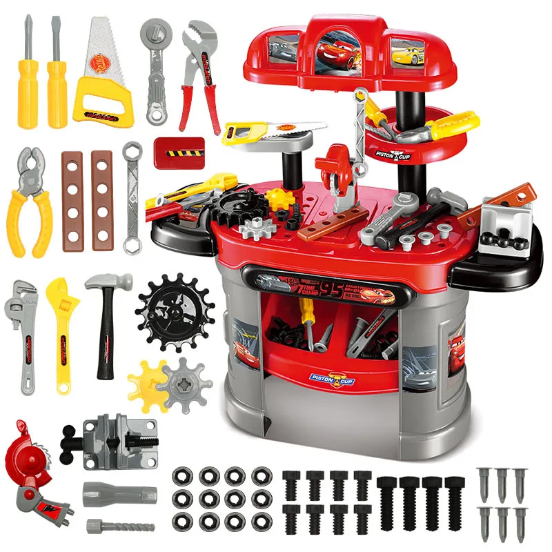Disney-Cars-Lightning-McQueen-Children-s-Toolbox-Toy-Set-play-house-set ...