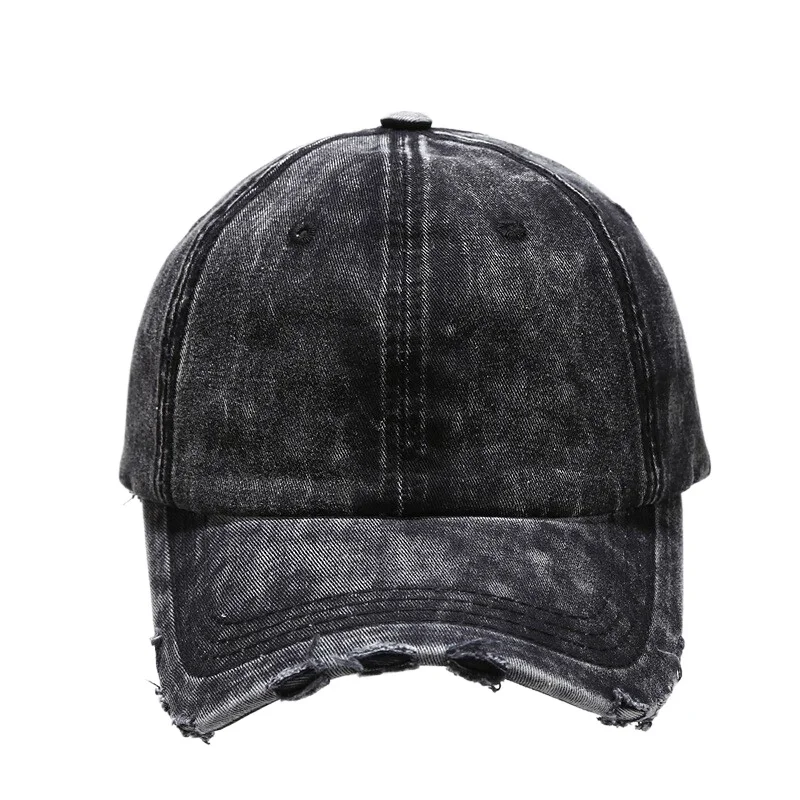 Men-Women-Distressed-Jean-Hat-Unstructured-Baseball-Caps-Washed-Denim ...