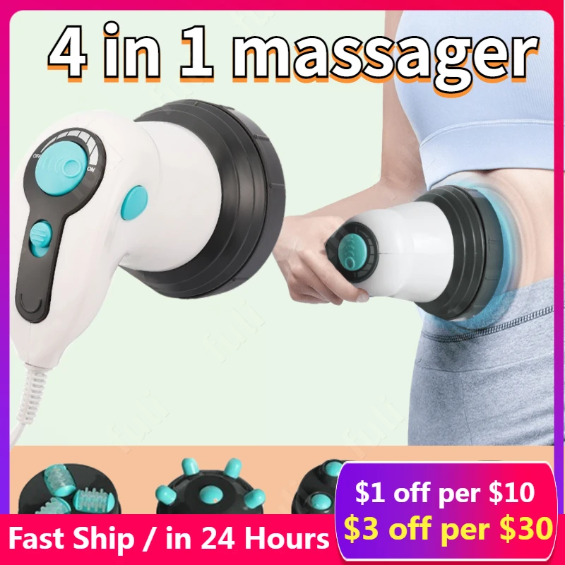 Full Body Slimming Massager Roller Anti Cellulite Massager ...
