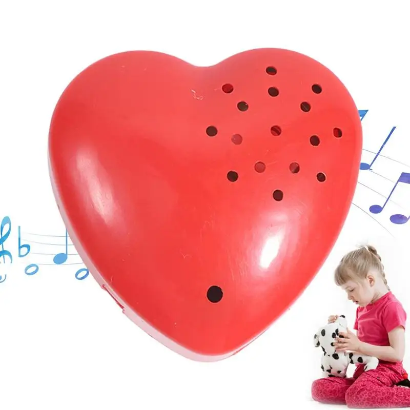 Heart-Shaped-Voice-Box-Mini-Voice-Recorder-For-Speaking-Recordable ...