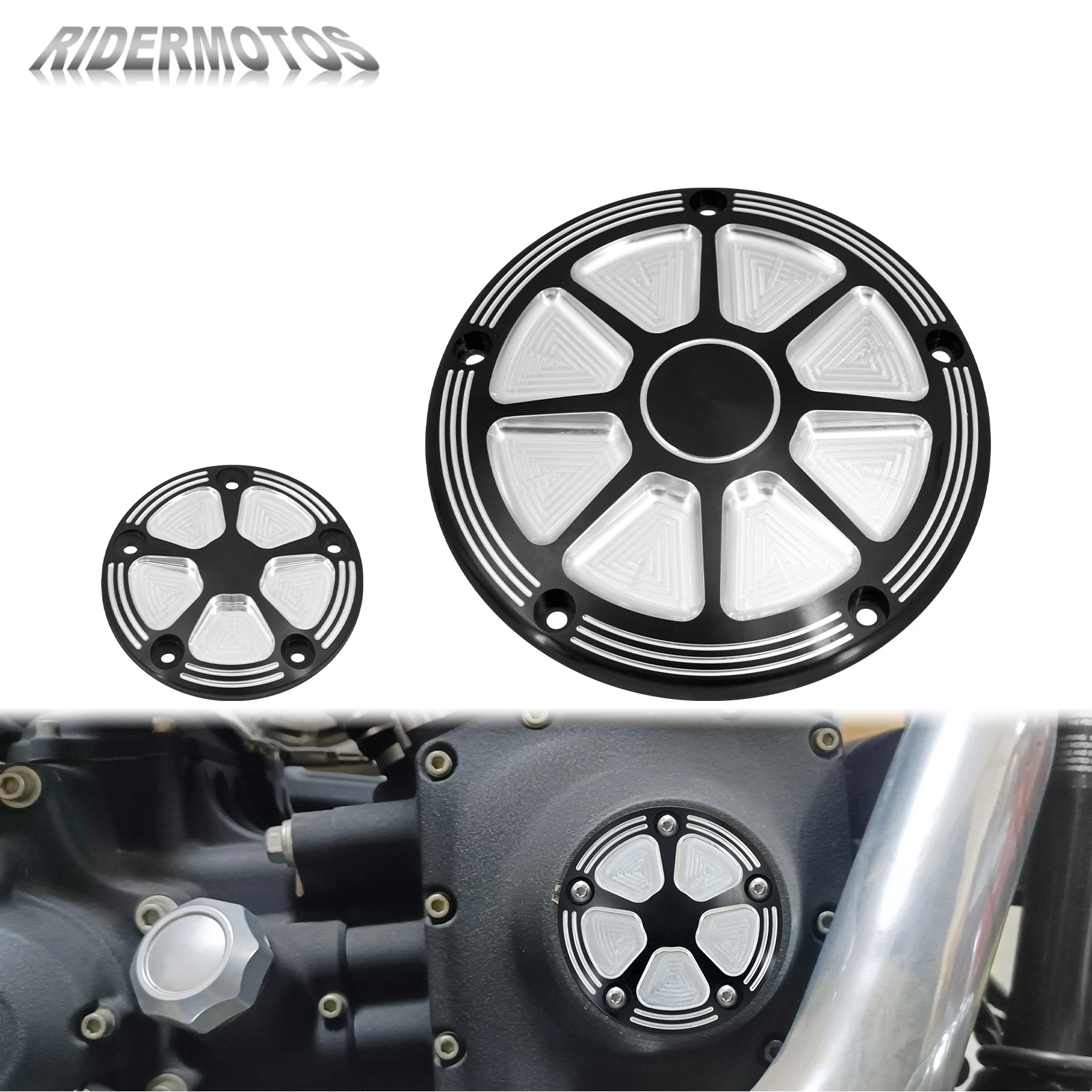 Motorcycle-5-Holes-Derby-Timing-Cover-Timer-Side-Engine-Clutch-Cover ...