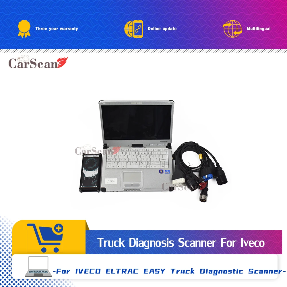 For IVECO Eltrac 14.1 Truck Diagnostic Scanner Tool for IVECO ELTRAC ...
