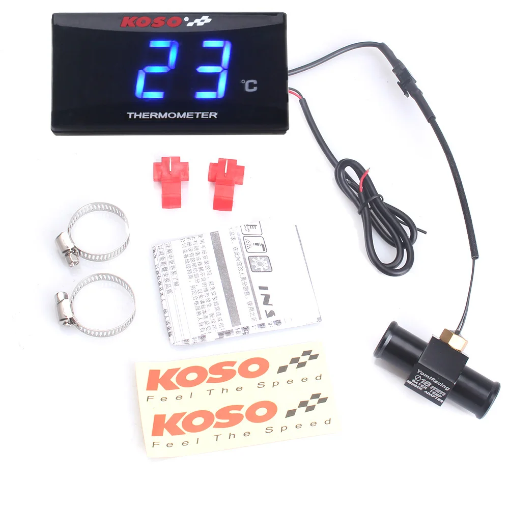 Universal Motorcycle Thermometer Instruments Water Temp Temperature ...