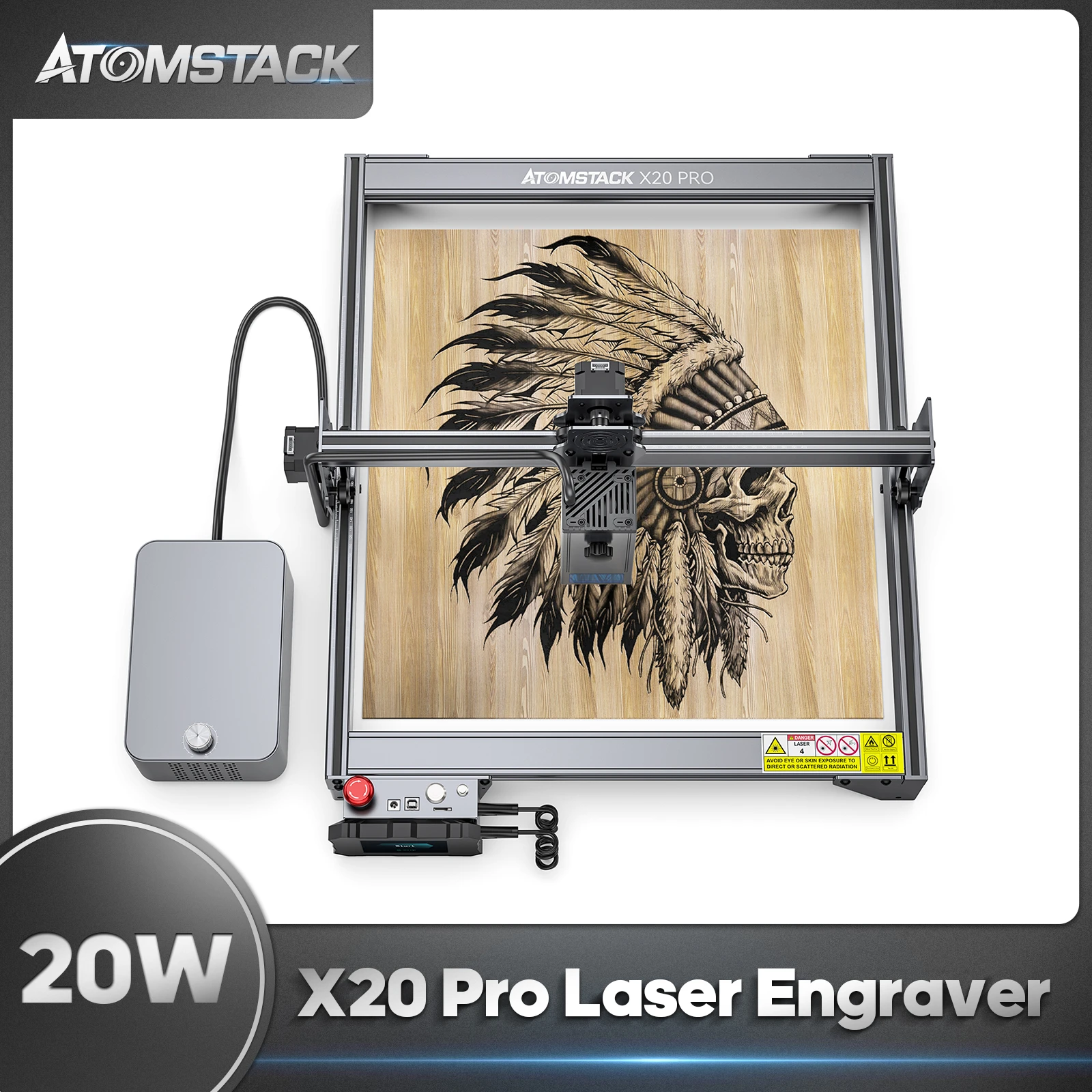 Atomstack X20 Pro S20 Pro laser engraver 20W Output CNC laser engraving ...