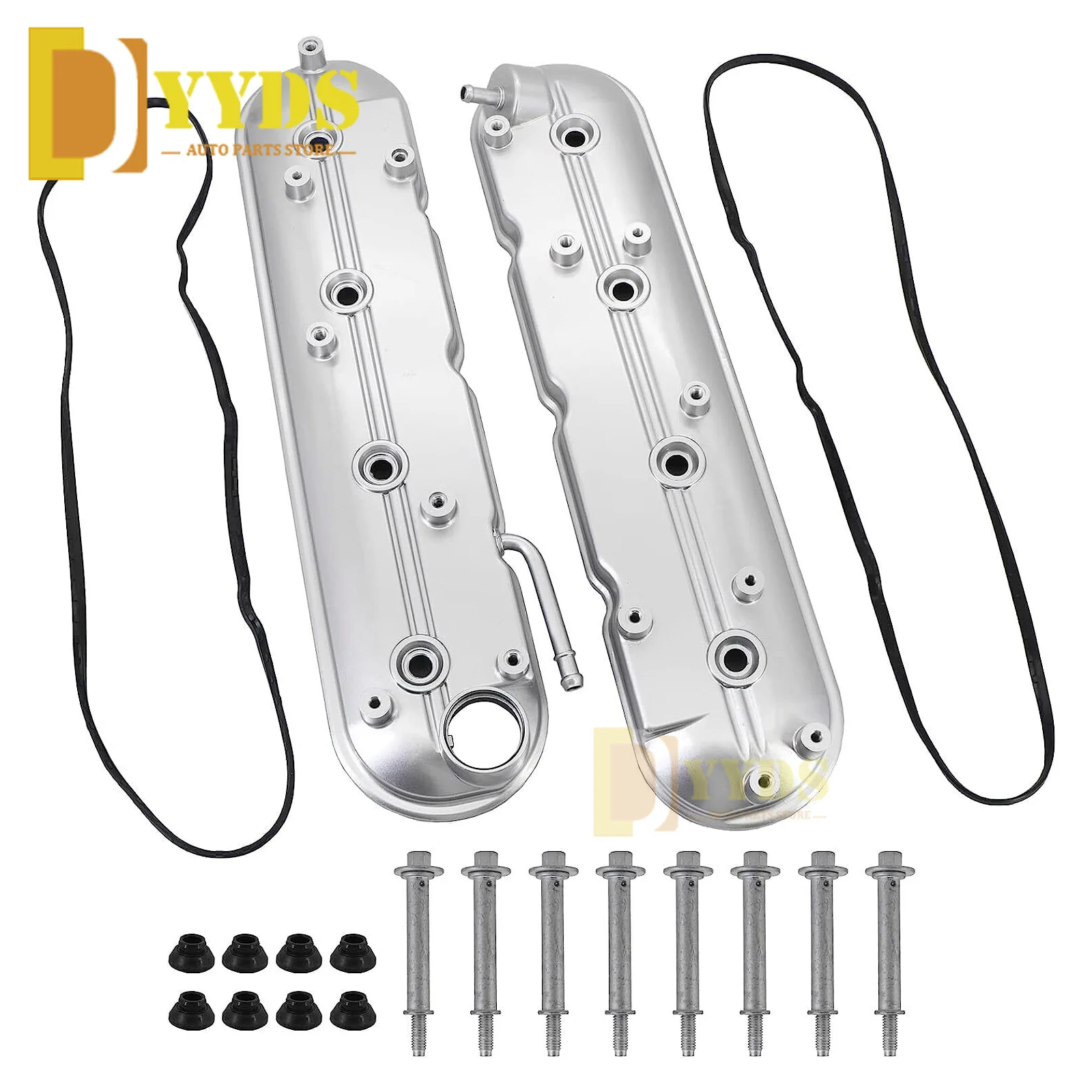 New-12570427-12582224-Left-Right-Engine-Valve-Covers-For-1999-2008-Ca ...