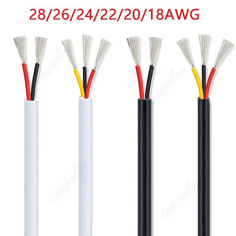 LED-Strip-Connector-Cable-Sheathed-2-3-Core-Electrical-Cables-Flexible ...