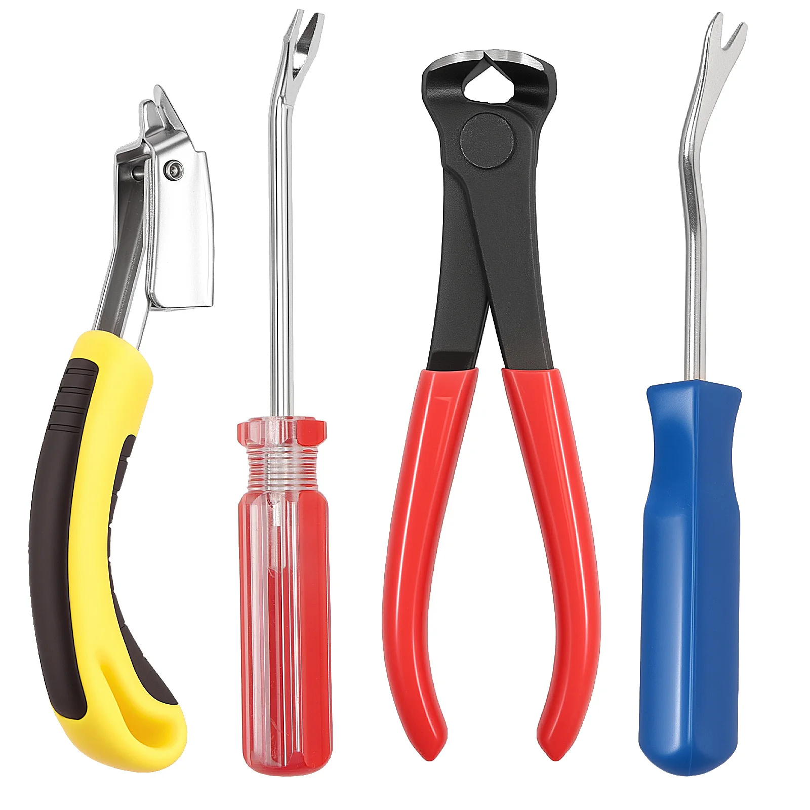 4Pcs Nail Removal Tool Set with Upholstery Staple Remover V Tip Tack ...