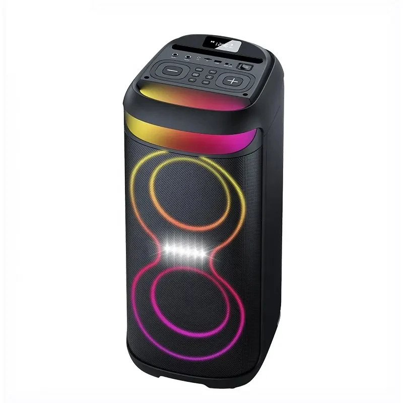 40W-Portable-Karaoke-Speaker-Dual-6-5-Party-Box-with-Mic-RGB-Lights ...