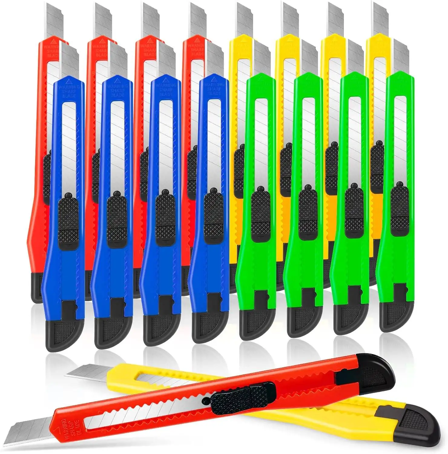 96-48-24-16-8Pack-Box-Cutter-Retractable-Utility-Knife-with-Auto-Lock ...