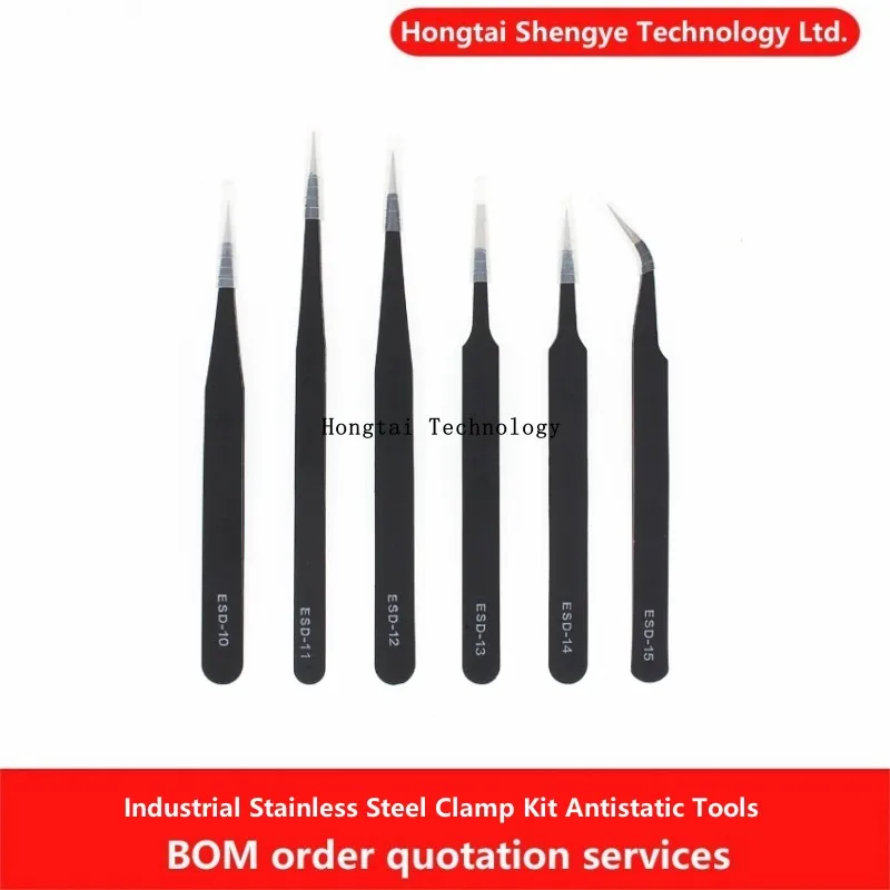 Industrial Stainless Steel Clamp Kit ESD Maintenance Tool Tweezers, ESD ...
