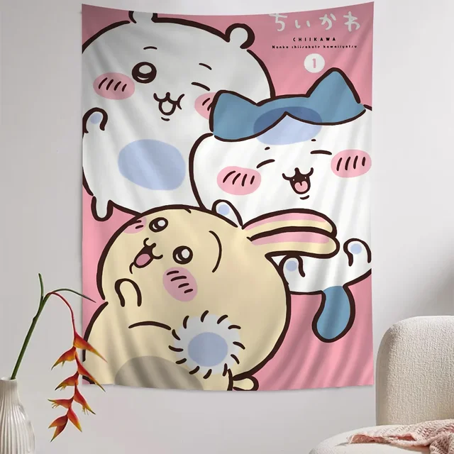 Chiikawa Cartoon Home Canvas Decoration - Chiikawa Plush