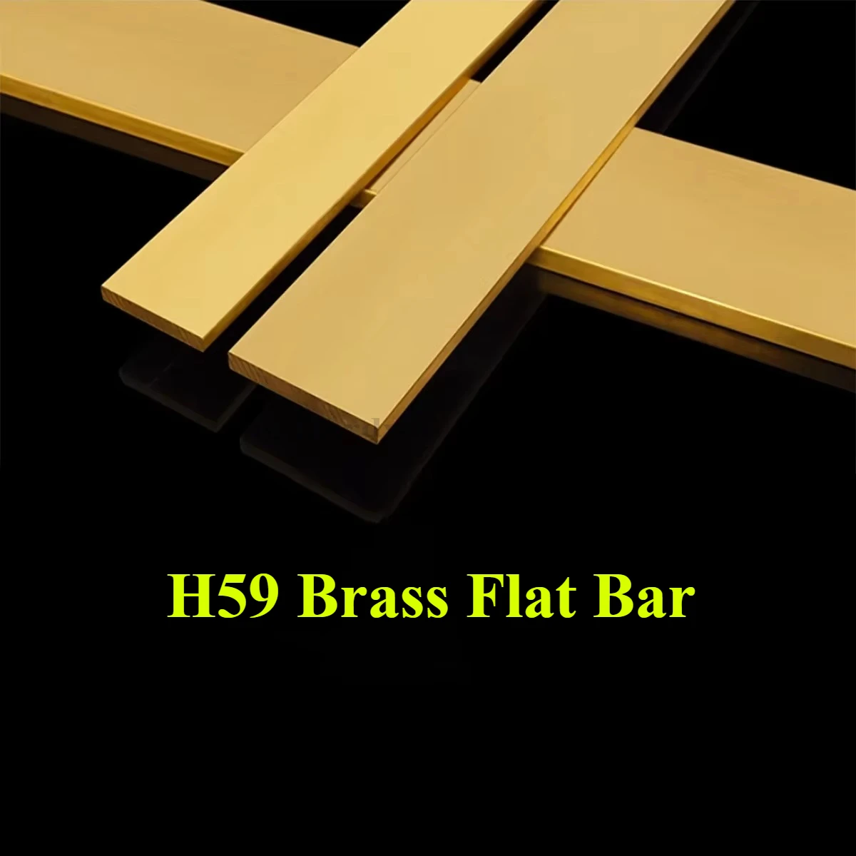 H59 Brass Flat Bar Plate Strip / Pure Copper Solid Metal Rectangular ...