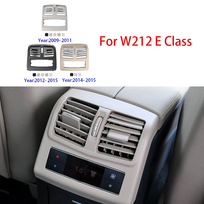 For-Benz-W212-Rear-Center-Console-Air-Vent-Cover-Vent-Fresh-Air-Outlet ...
