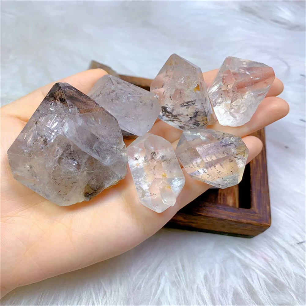 Natural Raw Sparkly Herkimer Diamonds Rough Quartz Crystals Points For Healing - Stones - AliExpress