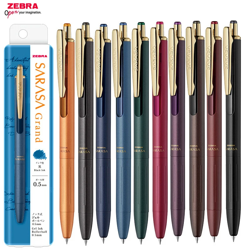 Zebra-SARASA-Grand-Metal-Gel-Sign-Pen-JJ56-Luxury-Vintage-Colors ...