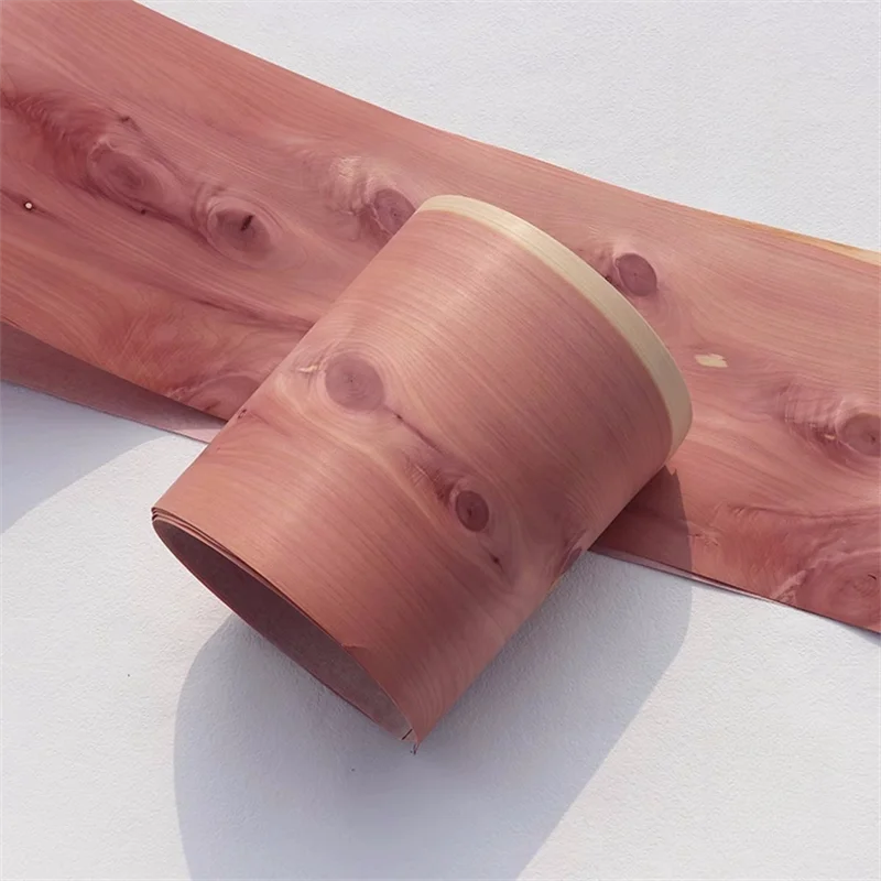 Natural-Wood-Veneer-Cedar-with-Burl-Knot-for-Furniture-Home-Decor ...