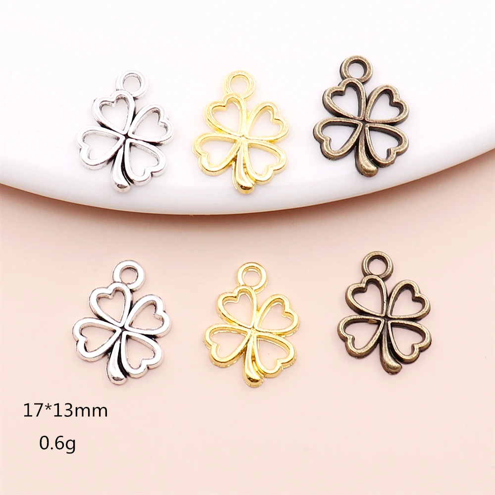 40Pcs-Exquisite-Fashion-Four-leaf-Clover-Designer-Charms-Women-s ...