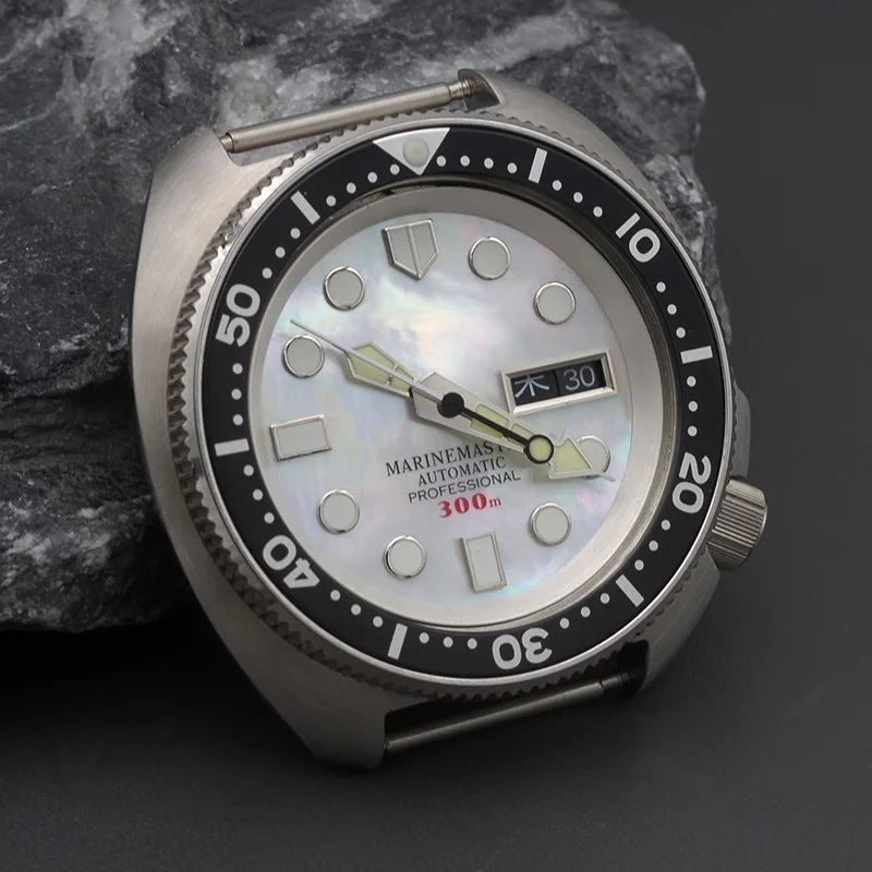 Mod 6105 6309 Turtle Abalone Dive Watch Head With Nh35 Nh36a Stainless ...