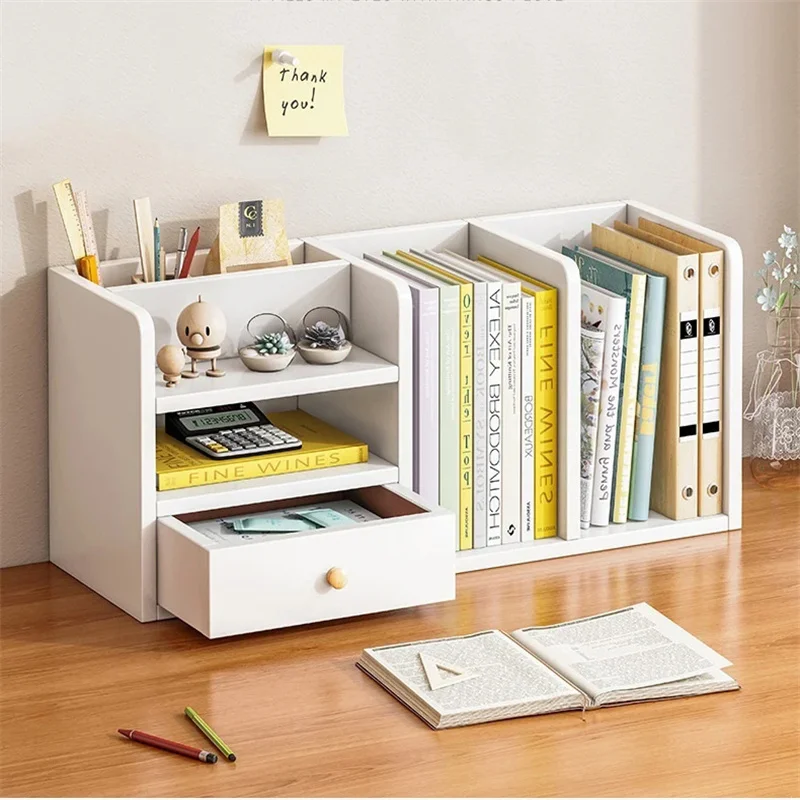 1Pc-Bookshelf-desktop-desk-storage-and-storage-rack-student-organizing ...