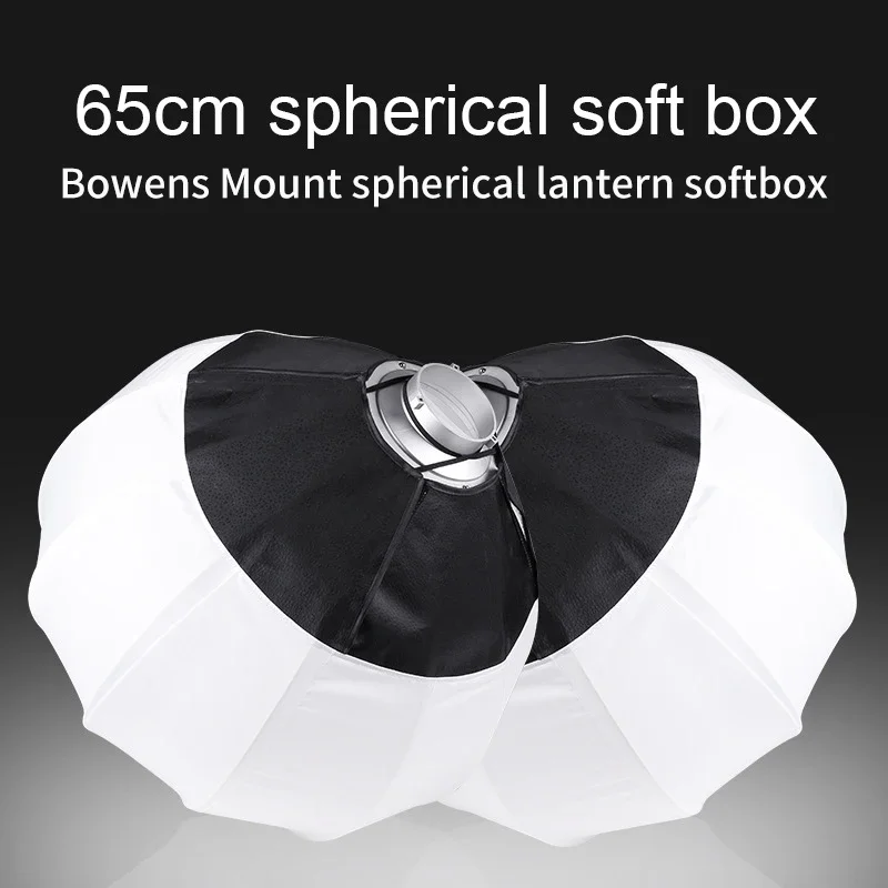 SHIYAN-65cm-Spherical-shape-Bowens-Mount-Softbox-Quick-Ball-Diffuser ...