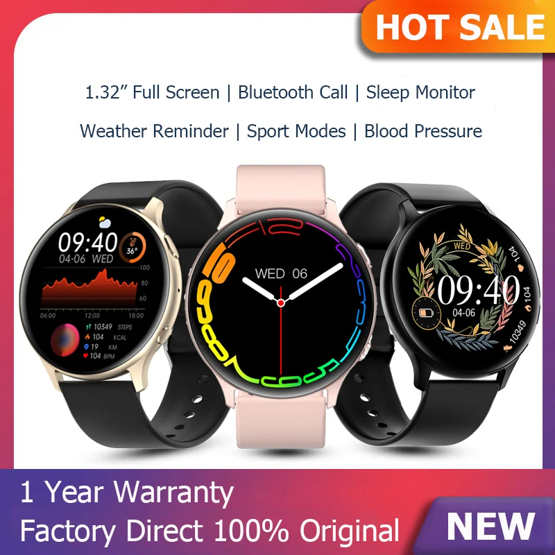 NEW-Smartwatch-Body-Temperature-Men-Waterproof-Blood-Pressure-Sleep ...