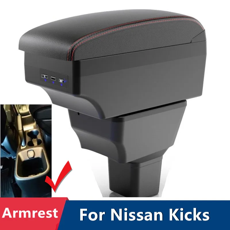 Car Armrest Box for Nissan Kicks 2016 2017 2018 2019 2020 2021 Hand Arm ...