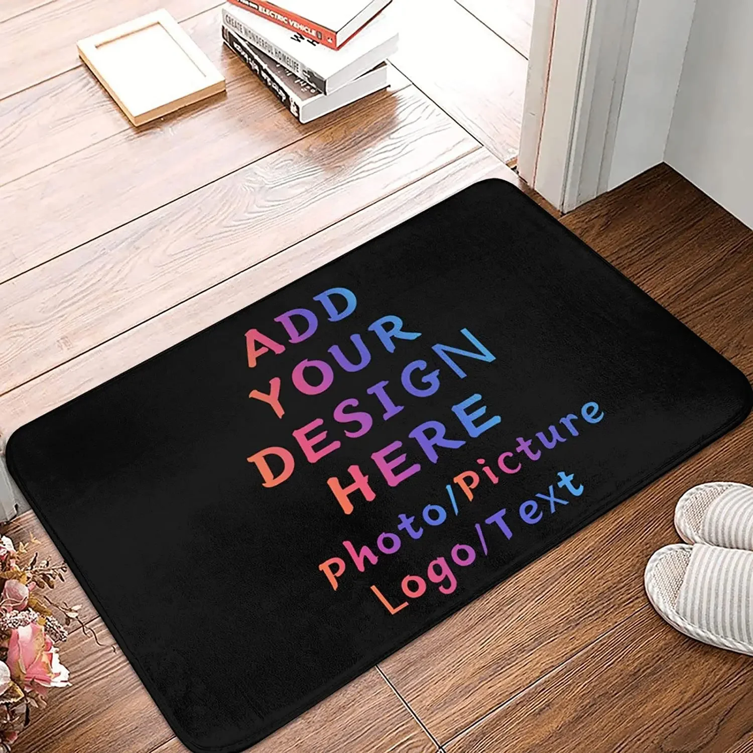 Area-Rug-Personalized-Doormat-with-Your-Text-Photo-Logo-Picture-Non ...