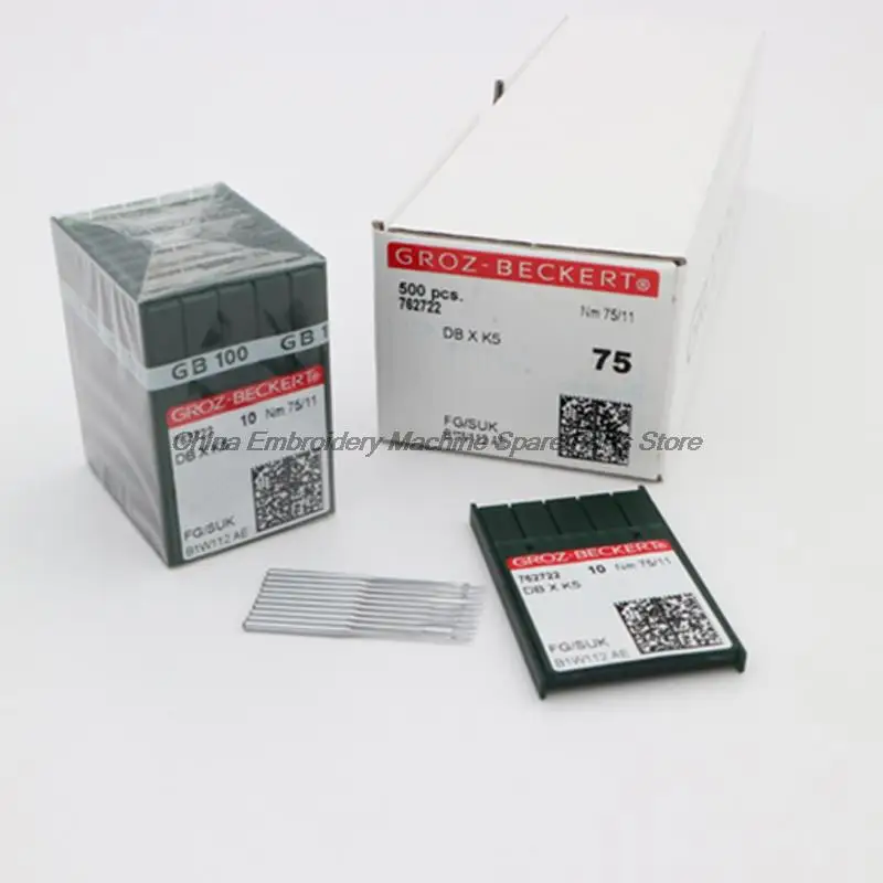 10pcs Germany Groz Groz-beckert DB*K5 DBXK5 Embroidery Needles 65/9 70/10 75/11 80/12 Computer ...