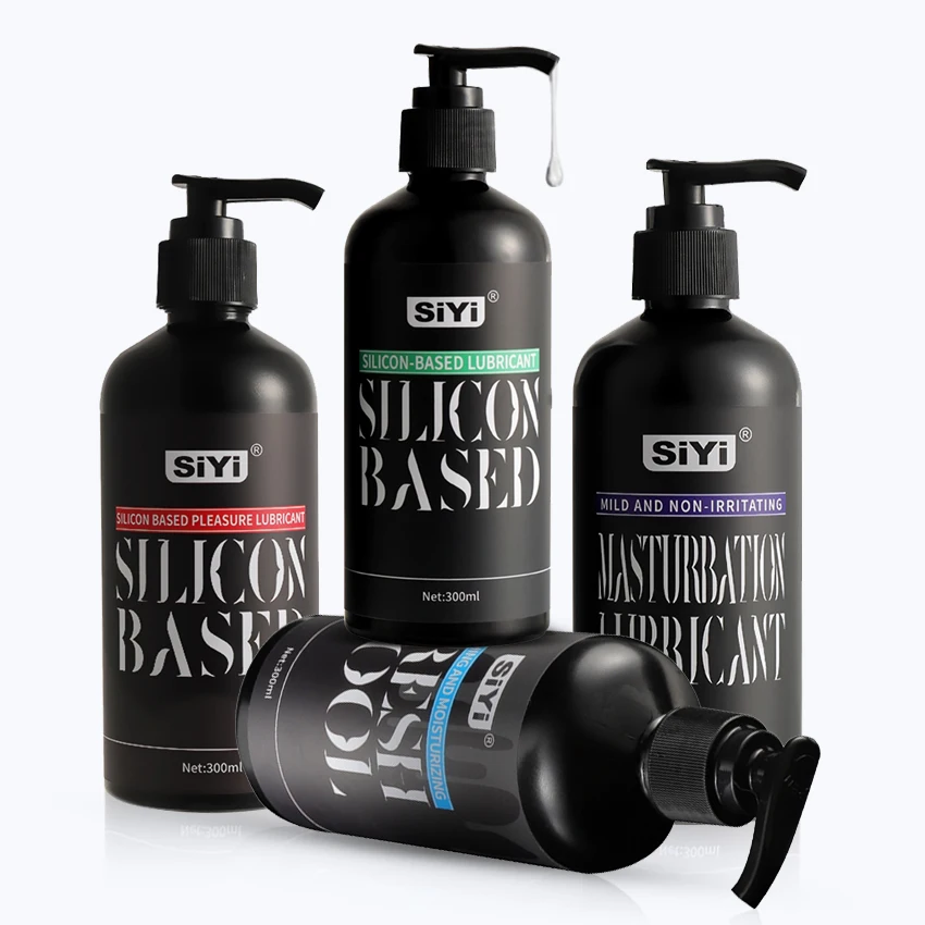 Silicone-Based lubricant with Press Pump Stringy Anal Lube Love Gel ...