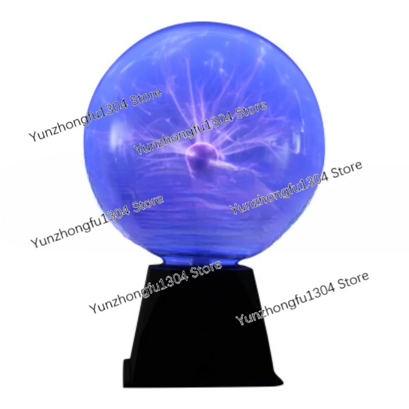 Electrostatic-Induction-Glow-Plasma-Ball-10-12-Inch-Red-Light-Blue ...