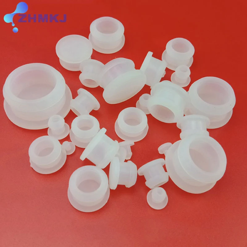 Transparent Conical Snap-on Silicone Rubber T Type Plug Blanking End ...