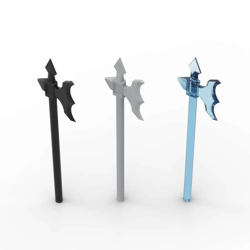 MOC-10PCS-6123-Weapon-Axe-Gun-Building-Blocks-High-Tech-Halberd ...